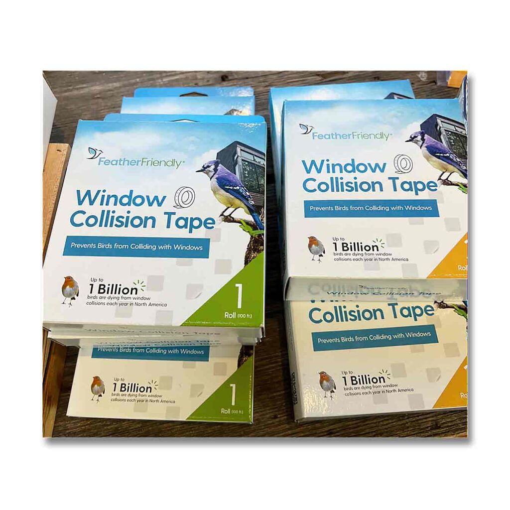 Feather Friendly Window Collision Tape Triple Roll, 3x more